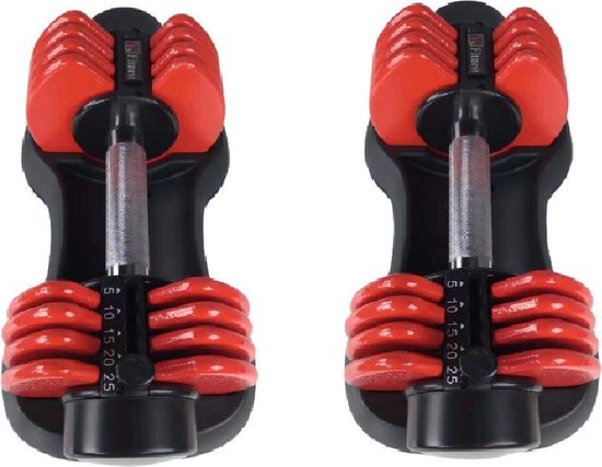 2stks Halter-Halterset -Dumbell set -Gewichten set -Dubbele ...