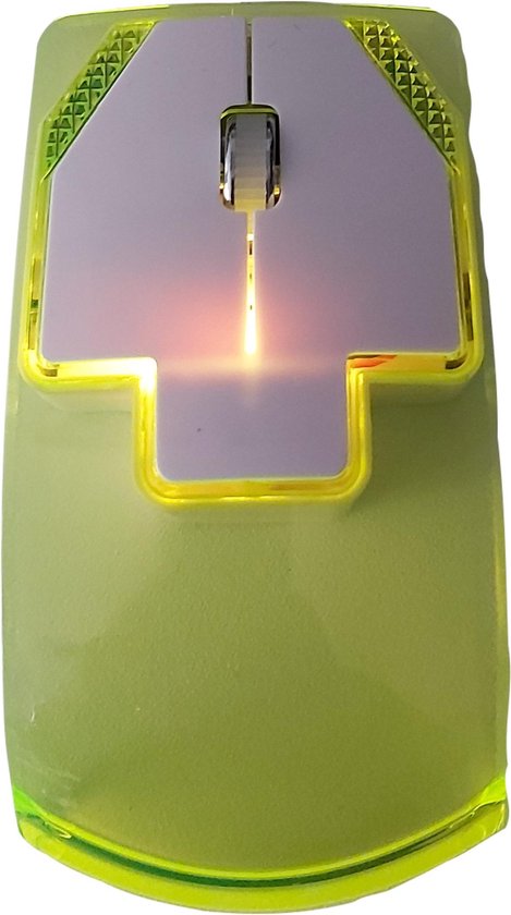 Funny Mouses - Doorzichtige gele muis | bol.com