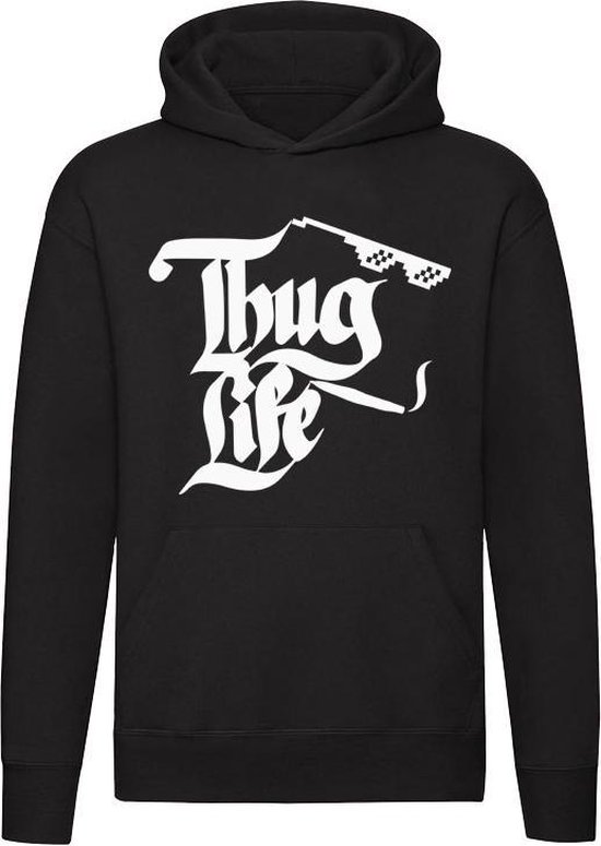 Thug Life Hoodie | sweater | joint | ganster | west side | tupac | rap ...