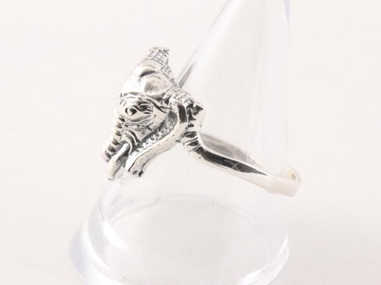 Fijne zilveren olifant ring - maat 18.5 | bol