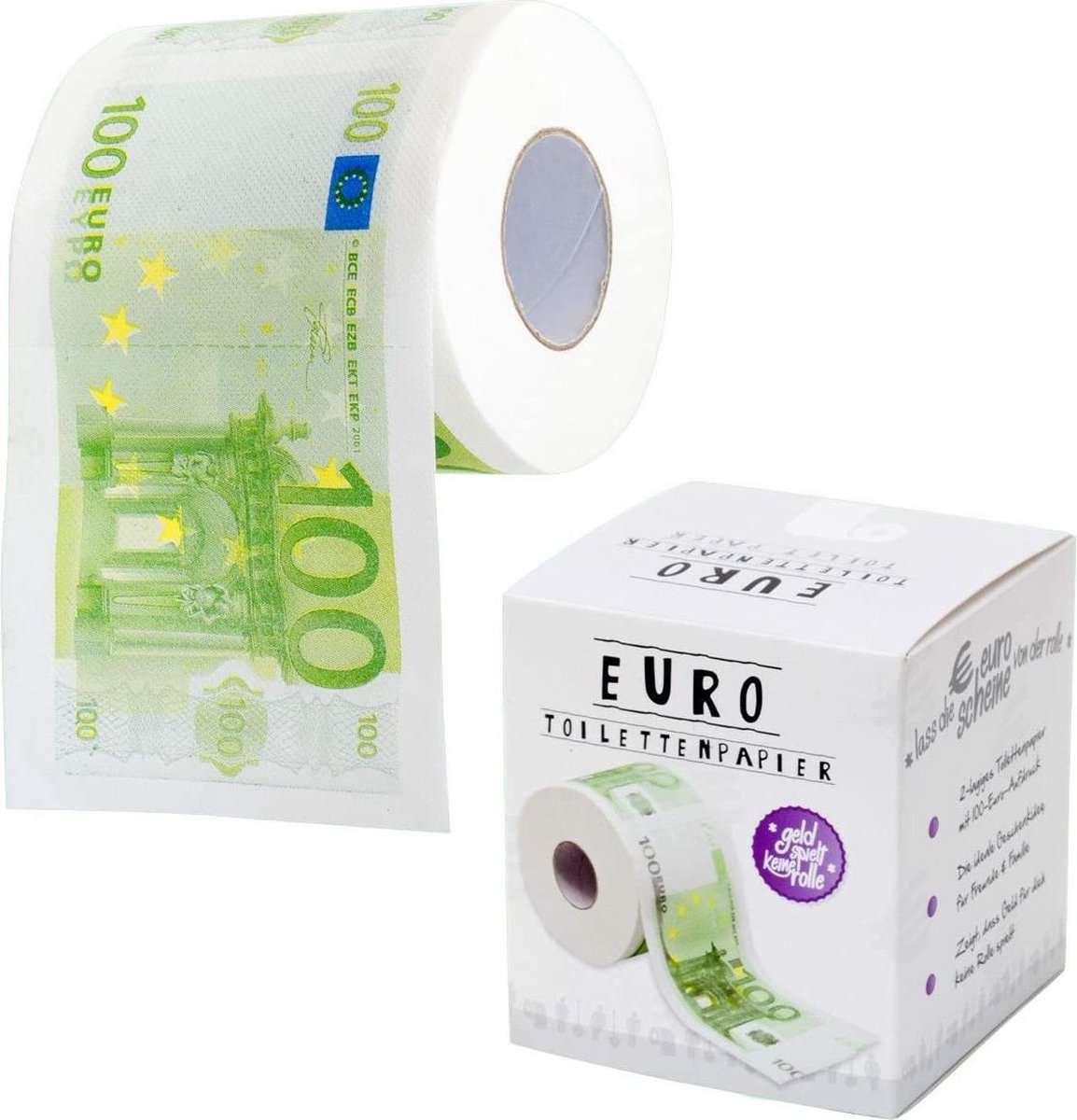wc papier -Euro Banknote Toilet Paper Roll 100 EUR Banknote Design ...