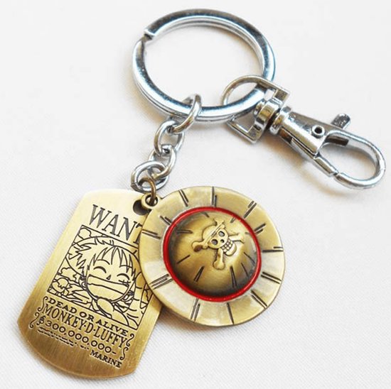 One Piece Keychain - Strawhat Keychain - Luffy Keychain - One Piece ...