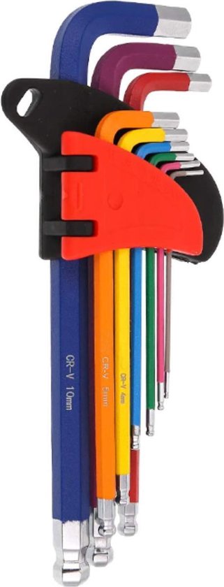 Jeu de clés Allen | Clé Allen | Clés Allen | Hex | 9 pièces | Avec ...