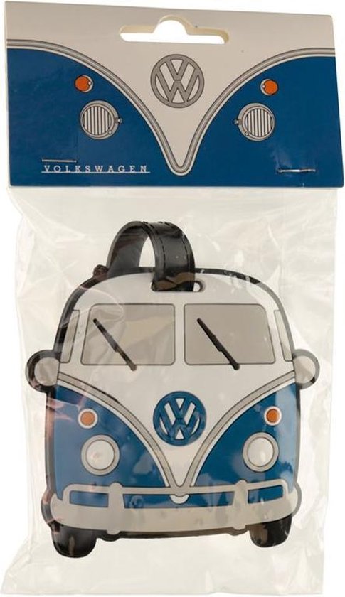 Volkswagen Kampeerbus VW T1 Blauw PVC Kofferlabel | bol