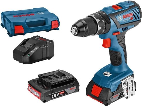 Gsb 18v 28 Professional Accuklopboorschroevendraaier 2 0ah Li Ion In