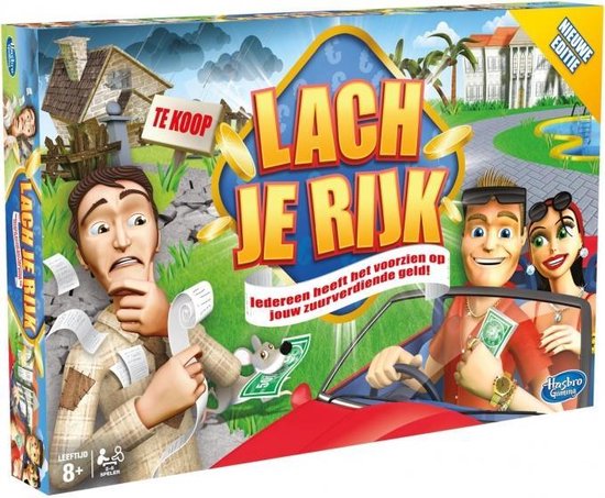 gezelschapsspel Lach Je Rijk (NL) | Games | bol