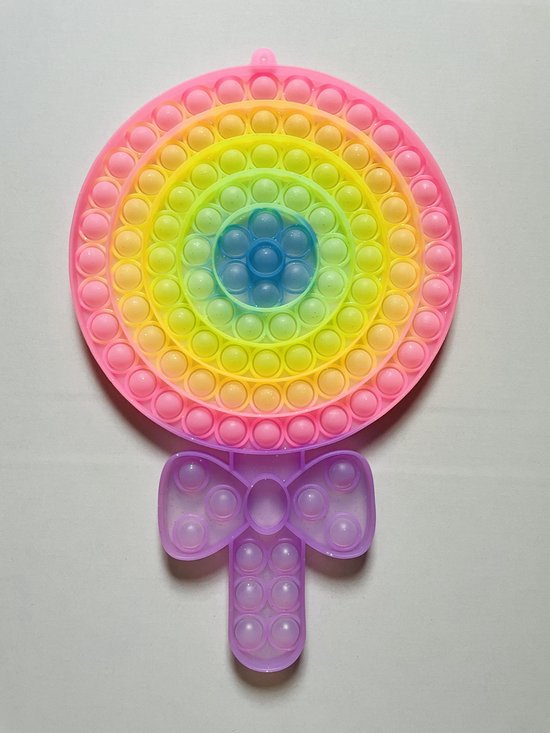 Fidget Toys- Popit XL - pop it XL - Lolly - Glow in the dark - Glitter ...