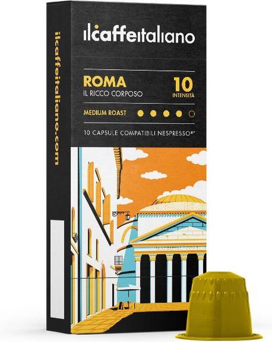 Nespresso® - Il Caffè Italiano - Roma - 10 x 10 capsules | bol