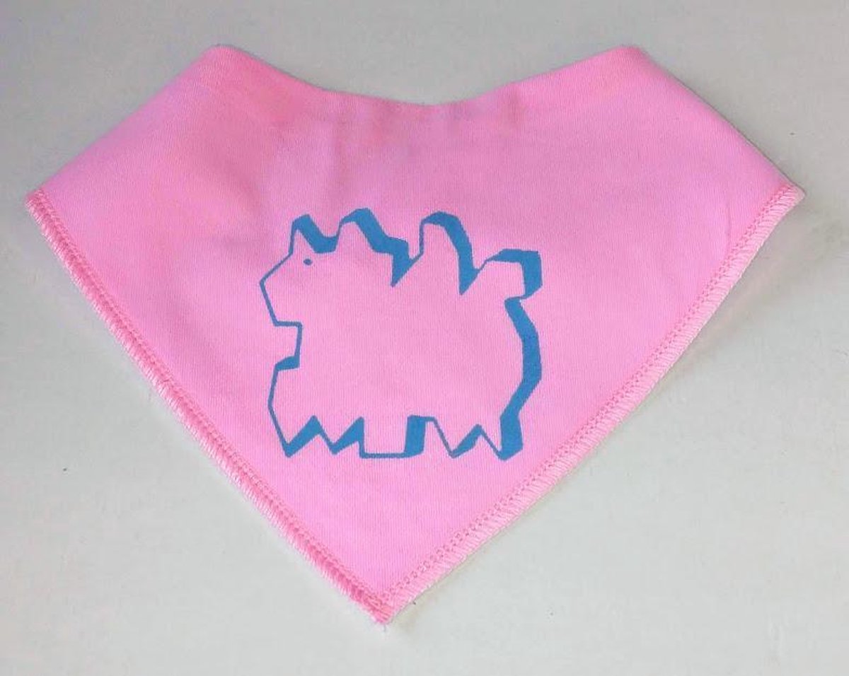 Anha'Lore Designs - Hazel - Bandana slab - Roos/lichtblauw | bol.com