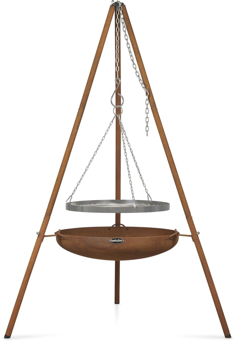 Lanterfant® Driepoot Barbecue Jim - Grill - Vuurschaal | bol