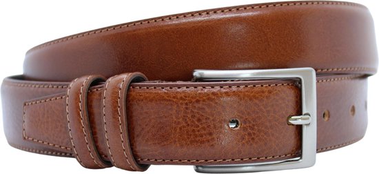 Luxe Riem Cognac - Nette riem - Leren riem - Riemmaat 105 - Nette Gesp ...