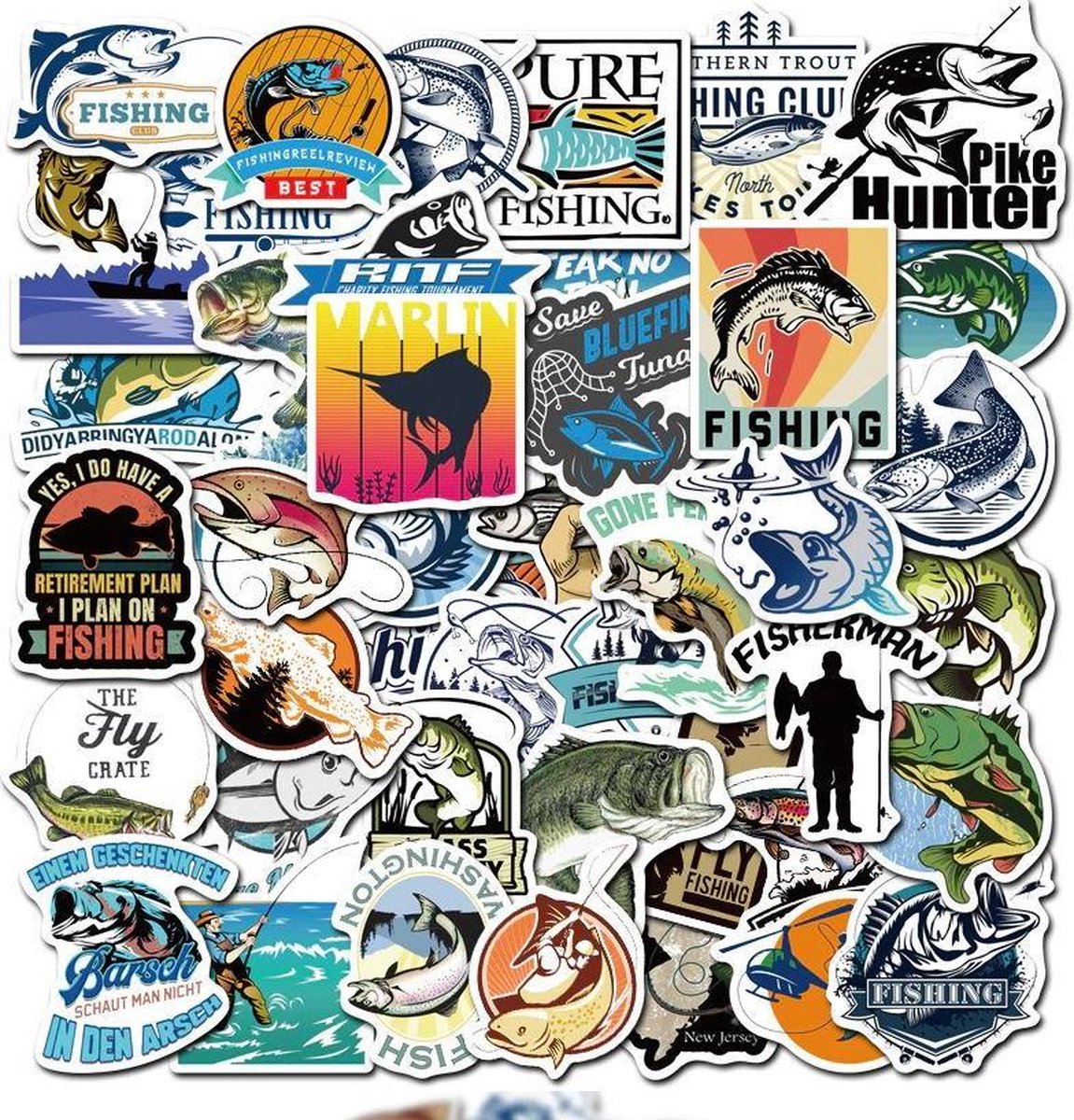 Akyol - Vis stickers - Laptop stickers - Telefoon stickers - Bullet ...