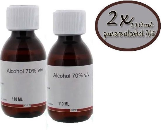 2x 110ml Zuivere alcohol 70% | bol