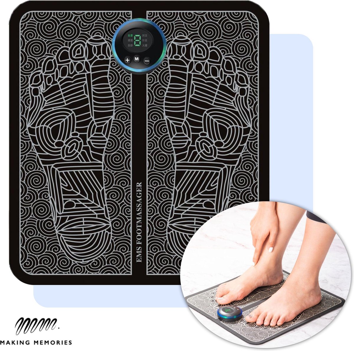 Bloedcirculatie Apparaat Voetmassage Apparaat Acupressuur Mat Ems