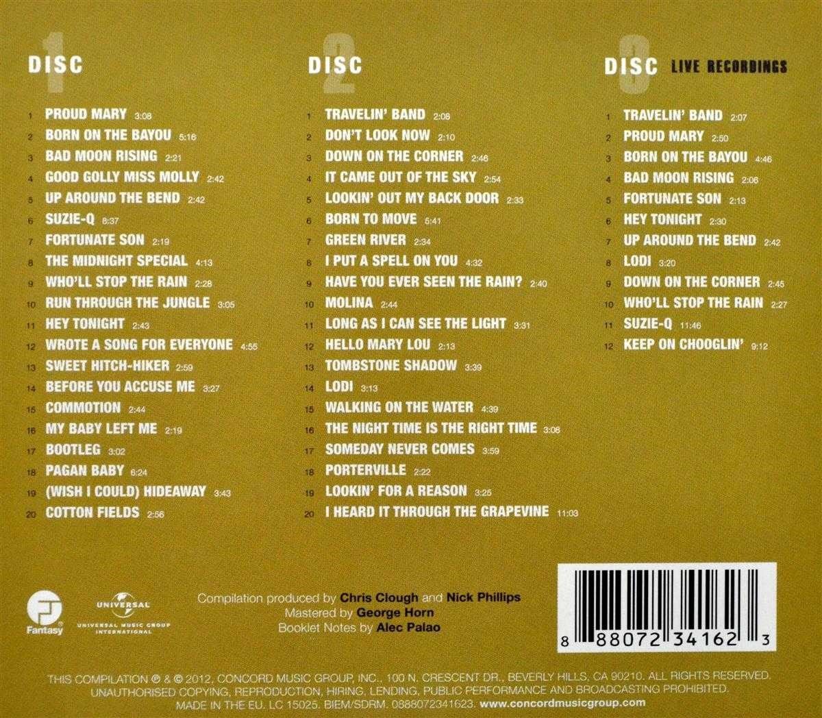 Creedence Clearwater Revival - Ultimate CCR: Greatest Hits & Alltime ...