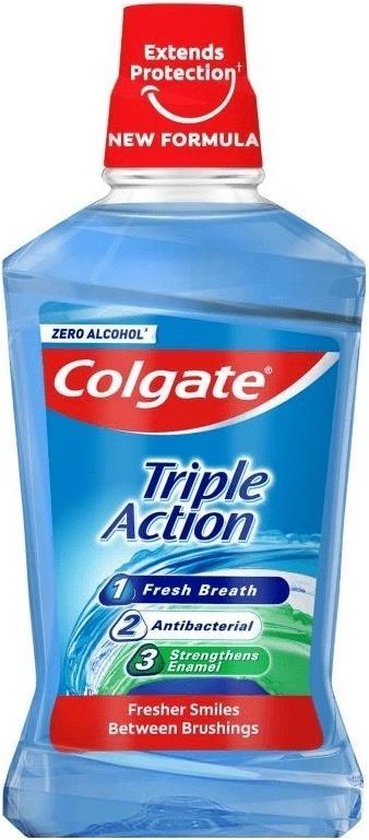 Colgate mouthwash 500ml triple action | bol