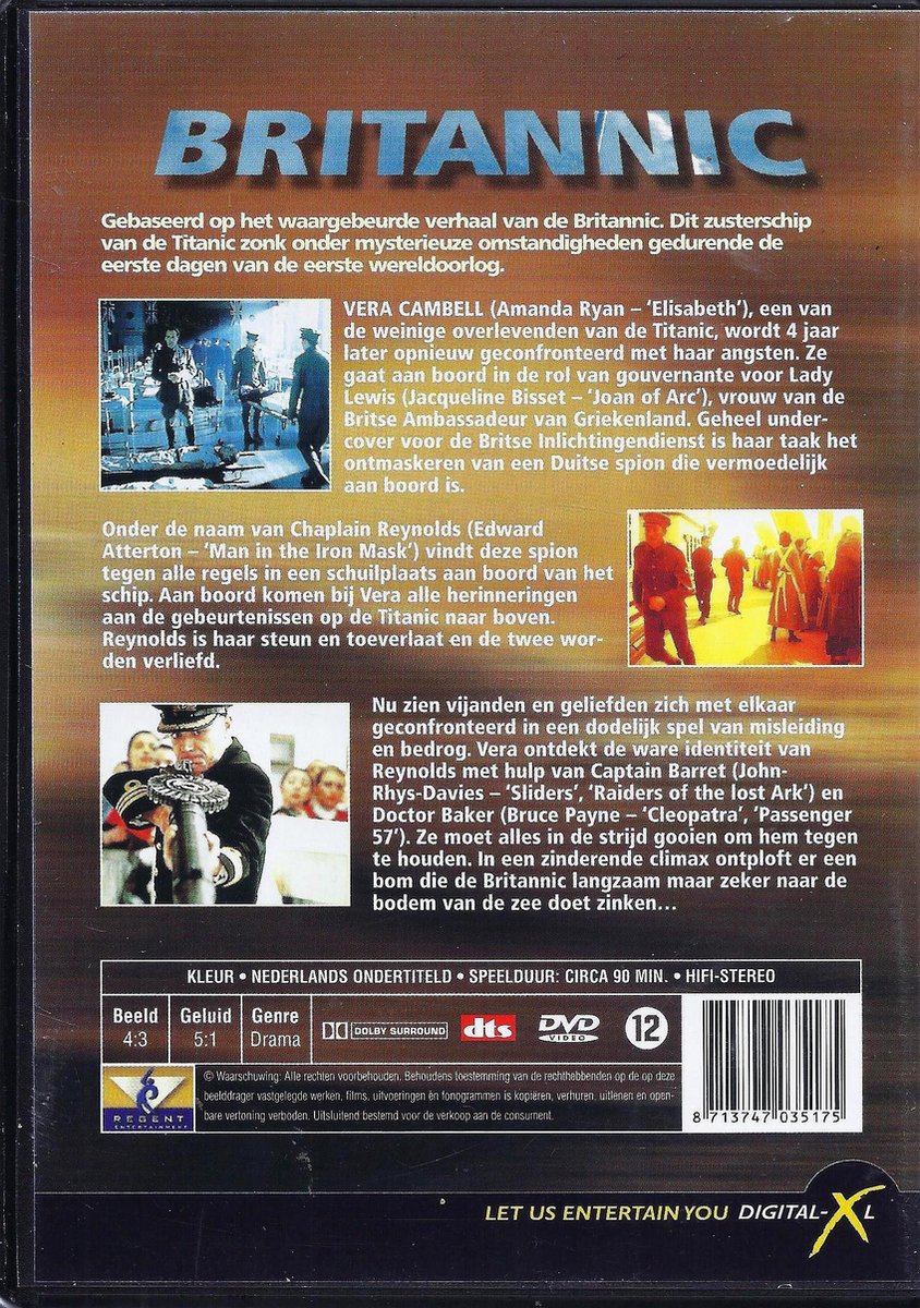 Britannic (Dvd), Bruce Payne (I) | Dvd's | bol.com