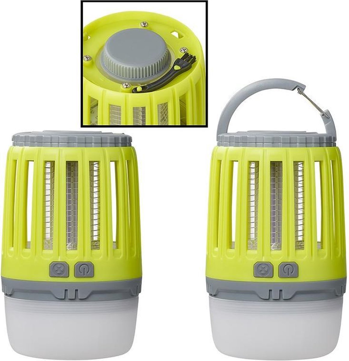 Camping- & Insectenlamp 2 in 1 oplaadbaar | bol.com