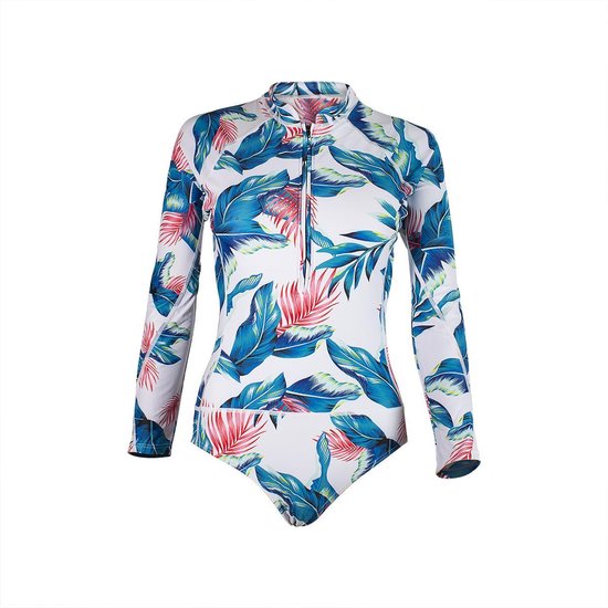 Dames lycra swimsuits S gebloemd | bol.com