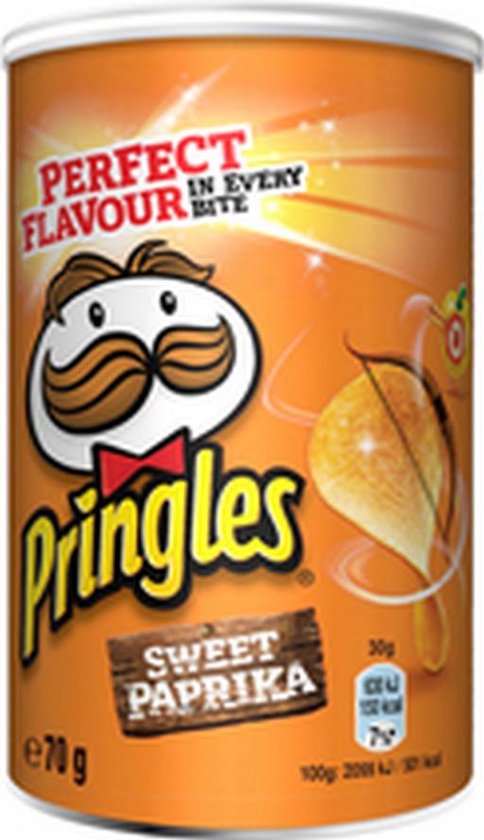 Pringles | Sweet Paprika | 12 x 70 gr | bol