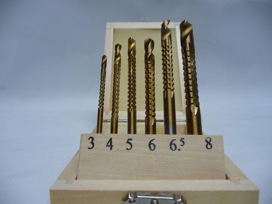 UBC boor en frees set 6 delig | bol