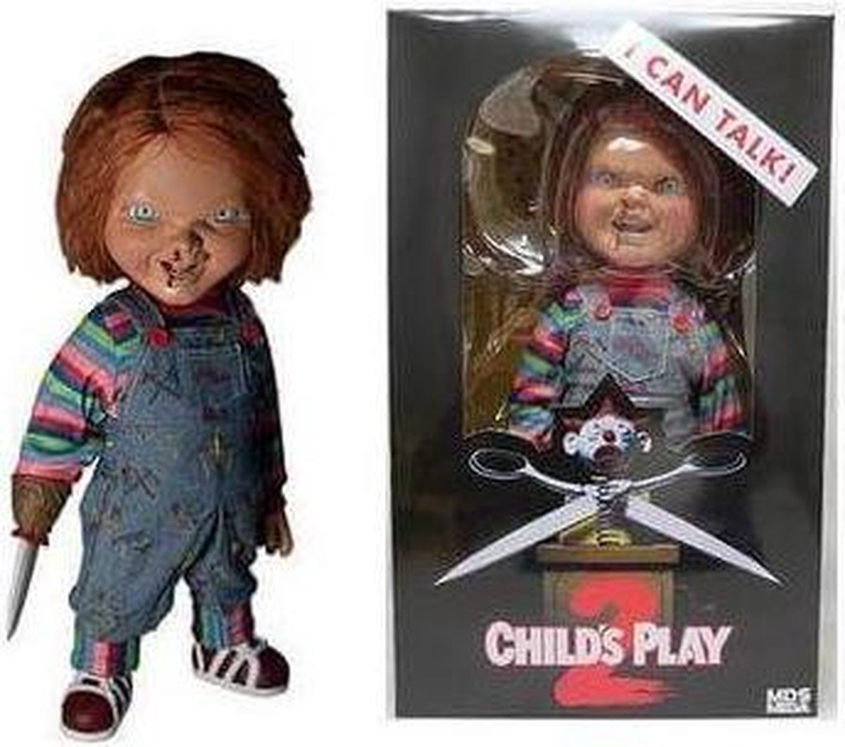 Child's Play: Mega Scale Talking Menacing Chucky 15 inch Action Figure ...