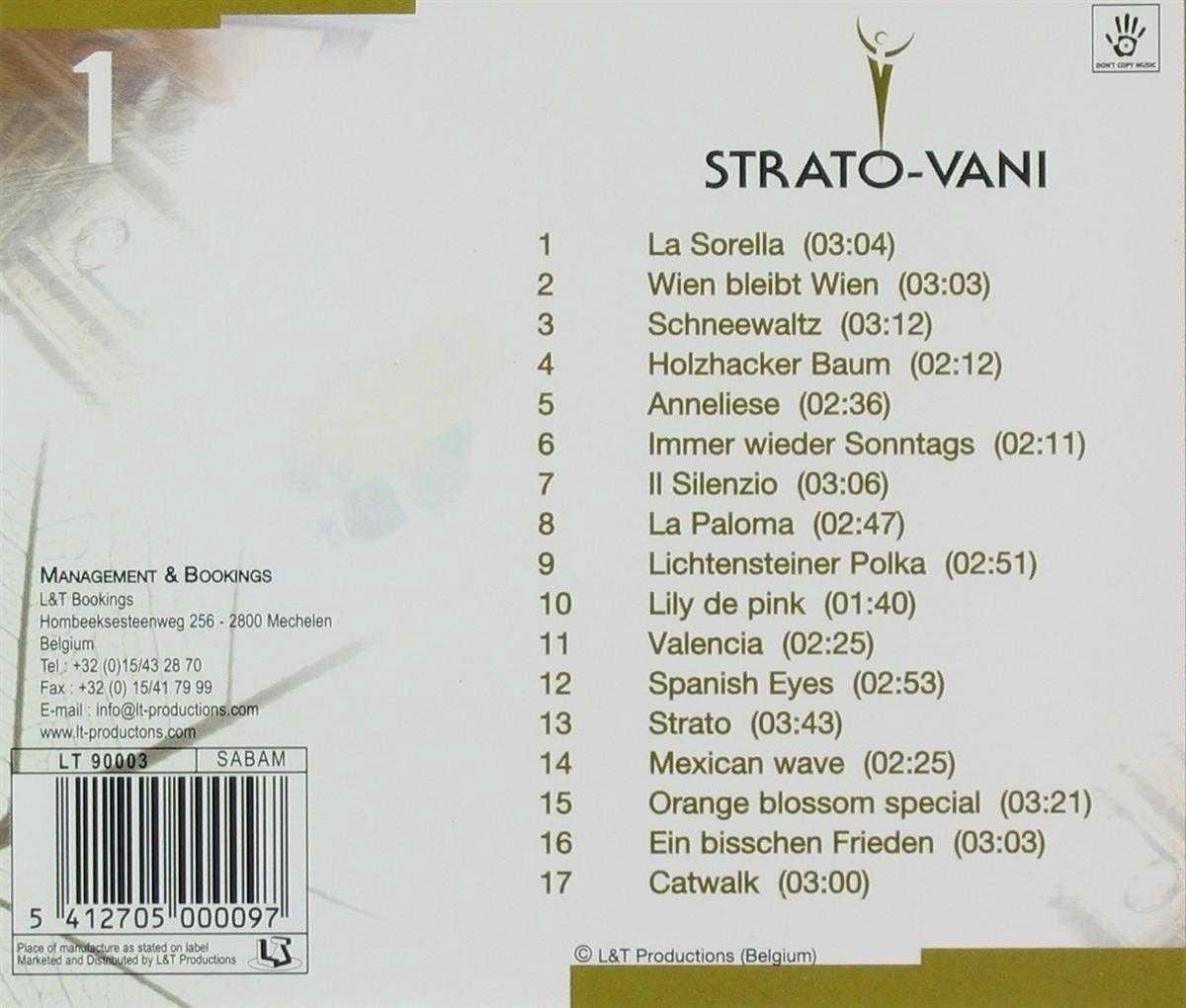Strato-Vani - Strato-Vani 1 (CD), Strato-Vani | CD (album) | Muziek ...