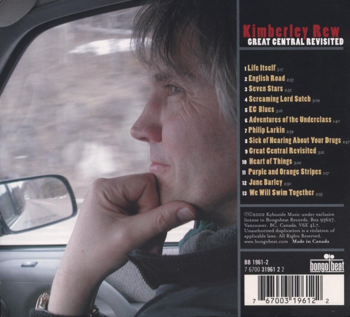 Kimberley Rew - Great Central Revisited (CD), Kimberley Rew | CD (album ...