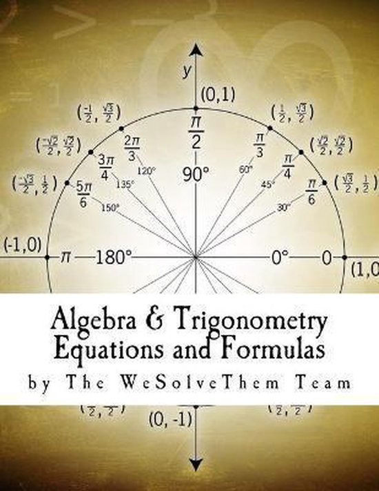 The Ultimate Cheat Sheet- Algebra & Trigonometry Equations and Formulas ...