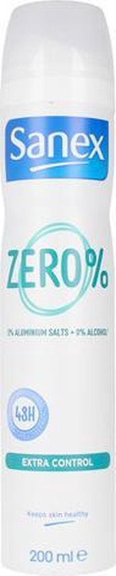 Deodorant Spray Zero% Extra Control Sanex (200 ml) | bol.com