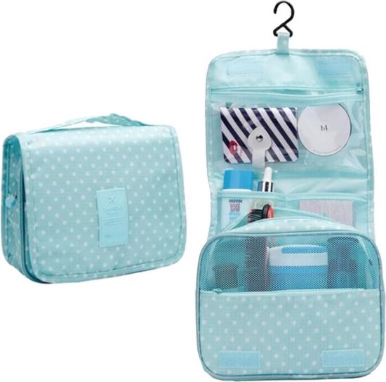 Fako Fashion® - Reis Toilettas Met Ophang Haak - Make-up Travel Bag ...