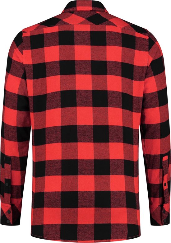 Hugo Boss Riou Overhemd - Mannen - rood - zwart | bol.com