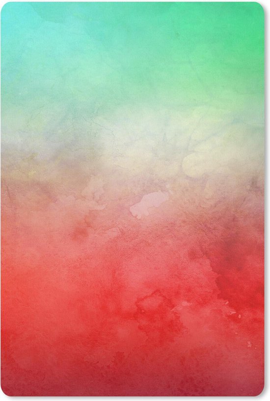 Muismat Waterverf Abstract - Abstract werk gemaakt van waterverf en een ...