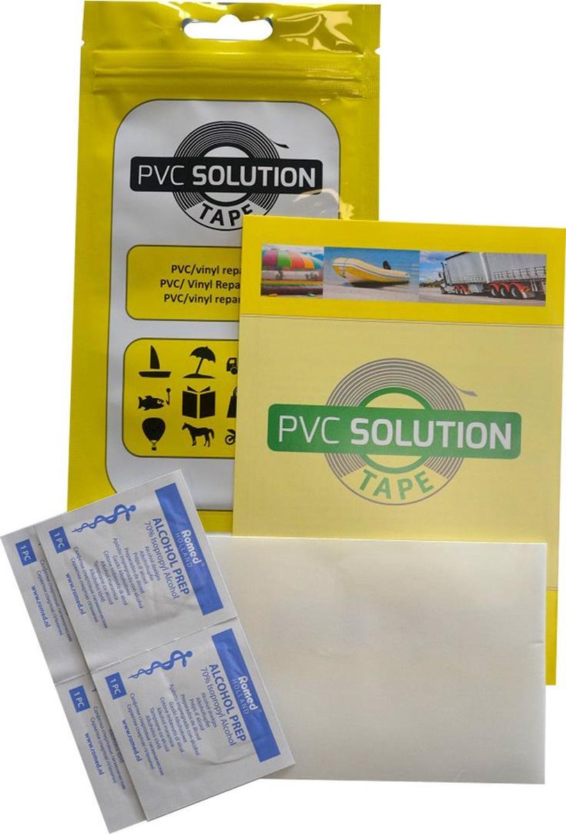 PVC Solution Tape 100x7,6cm, super reparatietape voor PVC producten ...