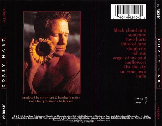 Corey Hart, Corey Hart | CD (album) | Muziek | bol