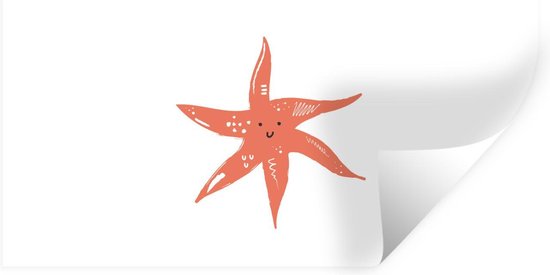 Muurstickers - Sticker Folie - Pastel - Zeester - Roze - 80x40 cm ...