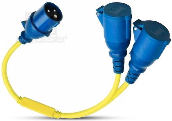 Victron walstroom splitter 16A/250V CEE/2xC | bol