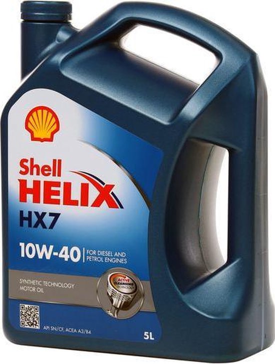 Shell Helix HX7 - 10w40 - motorolie - 5 liter - Bescherming | bol