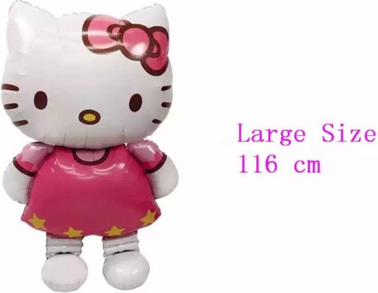 Hello Kitty Folie Ballon XL GROOT - 116 x 68 CM Verjaardag Partij ...