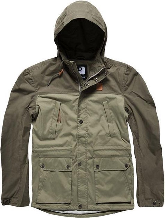 Vintage Industries Leap Jacket 2tone olive | bol