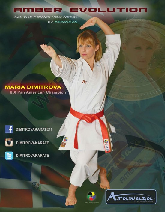 Karatepak Amber Evolution Arawaza | WKF-approved kata-pak - Product ...