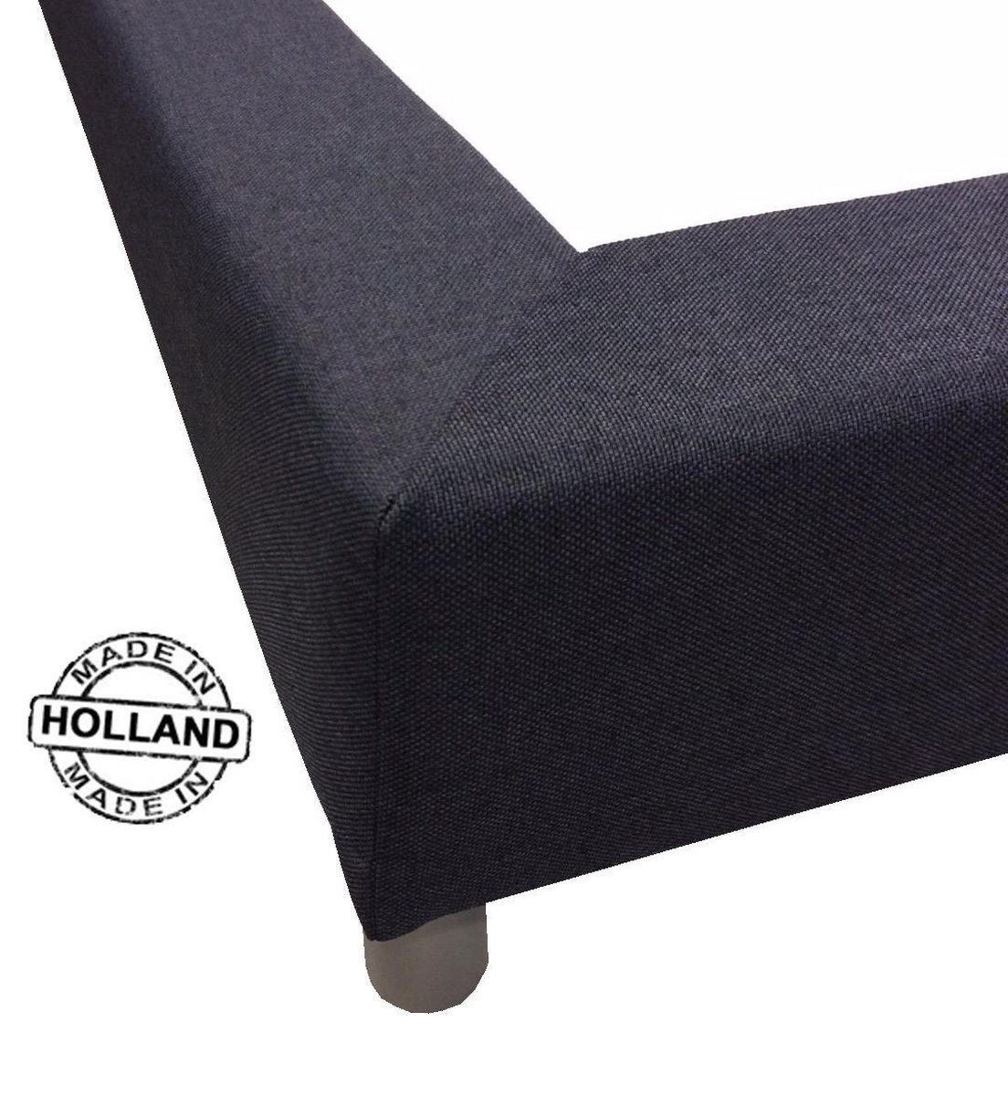 Slaaploods.nl Basic - Boxspring exclusief matras - 80x210 cm - Zwart ...