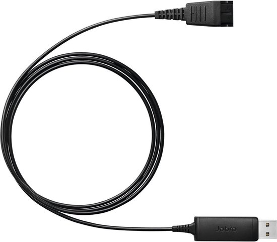 USB Adapter voor Bedrade Headset met QD-aansluiting - Zwart | bol