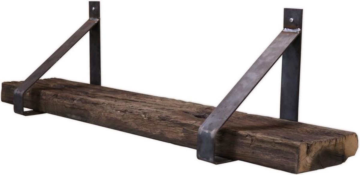 Steigerhoutpassie Stalen plankdragers - Set - Eiken - Wagondeel ...