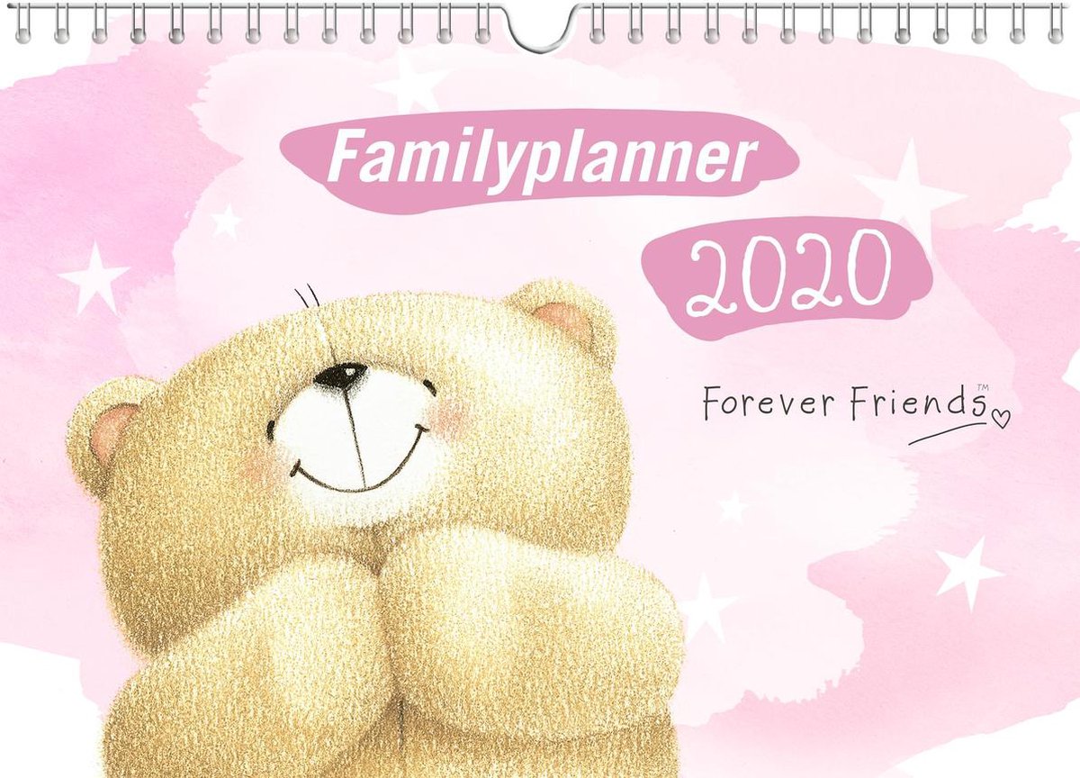 Kalender - Familieplanner - Forever Friends - 2020 - 21x29,7cm | bol.com