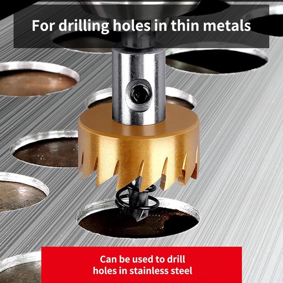 Metaal Gatenzaag Set M35 HSS 7-delig | bol