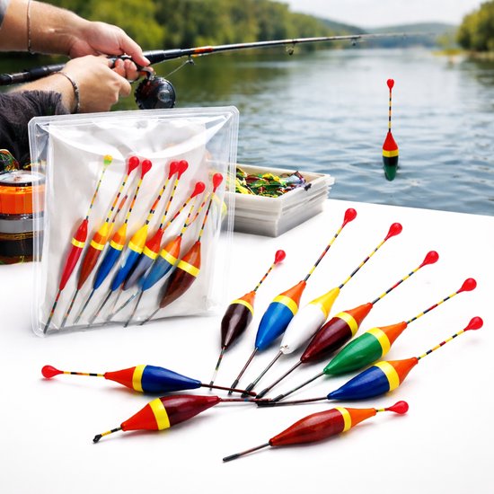 Dobber Set – 10-delig – Visdobbers voor Hengel – Inline Dobbers – Voor ...