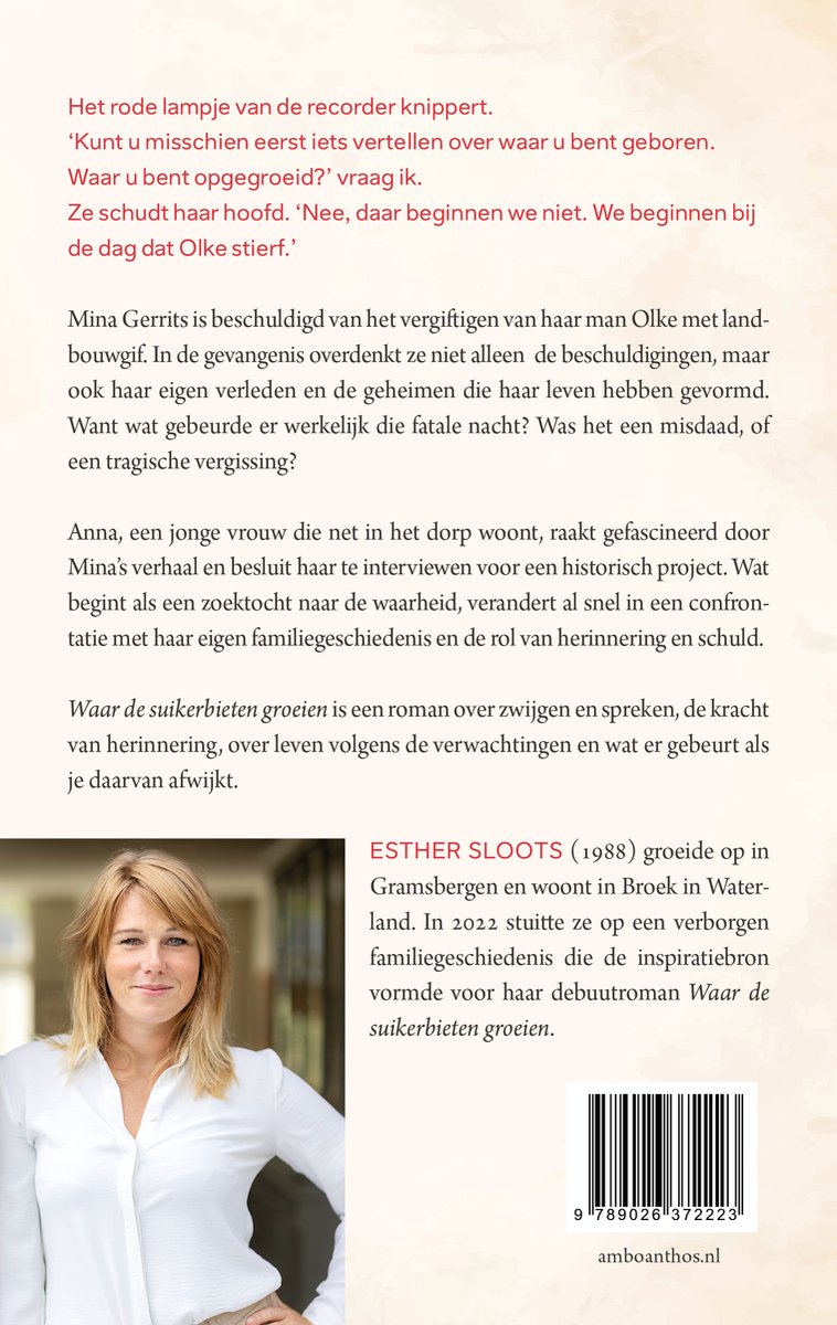 Waar de suikerbieten groeien, Esther Sloots | 9789026372223 | Boeken | bol