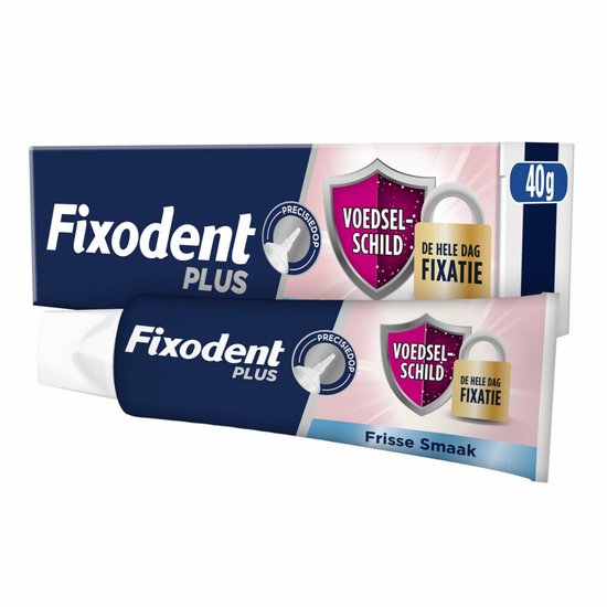 6 x Fixodent Kleefpasta Plus 40 gr - Kleefpasta Kunstgebit ...