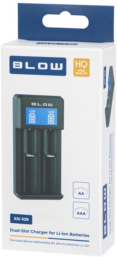 Dubbele batterijlader voor Li-ion / IMR / NiMH-cellen | bol